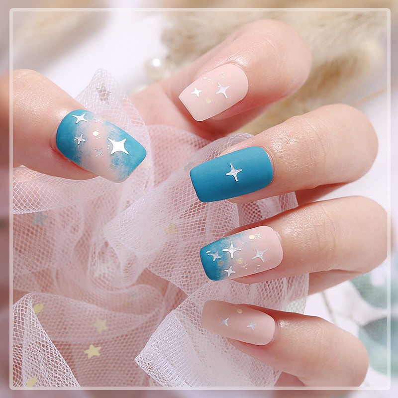 กากเพชรดาวสี่แฉก ดาวตกแต่งเล็บ กริตเตอร์ แต่งเล็บ ติดเล็บ Wink Hologram ...