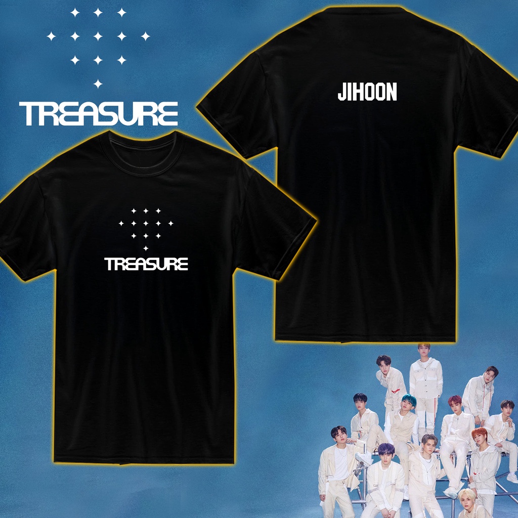 เสื้อยืด Kpop BIG Treasure Names Treasure Merch เสื้อยืด Treasure ...