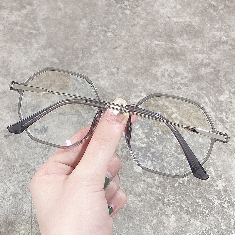 2020 ใหม่ป้องกันแสงสีฟ้าแว่นตาแฟชั่นชายเกาหลีTR90 ตาข่ายสีแดงกรอบแว่นตาหญิงเยลลี่สีสายตาสั้นกรอบ ...