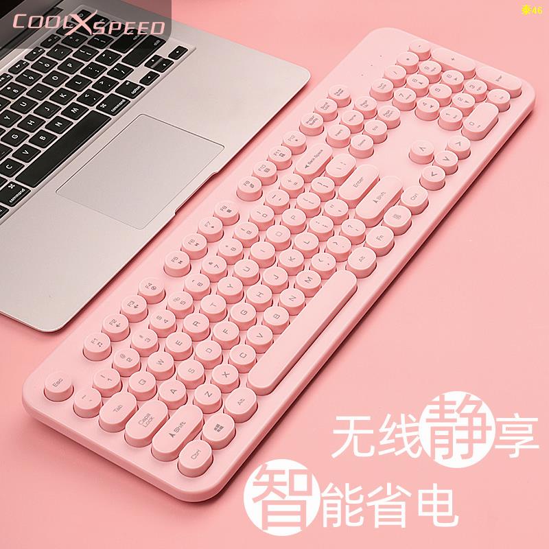 COOLXSPEED คีย์บอร์ดไร้สายปิดเสียงเดสก์ท็อปแล็ปท็อปสมาร์ททีวีเกมภายนอก ...