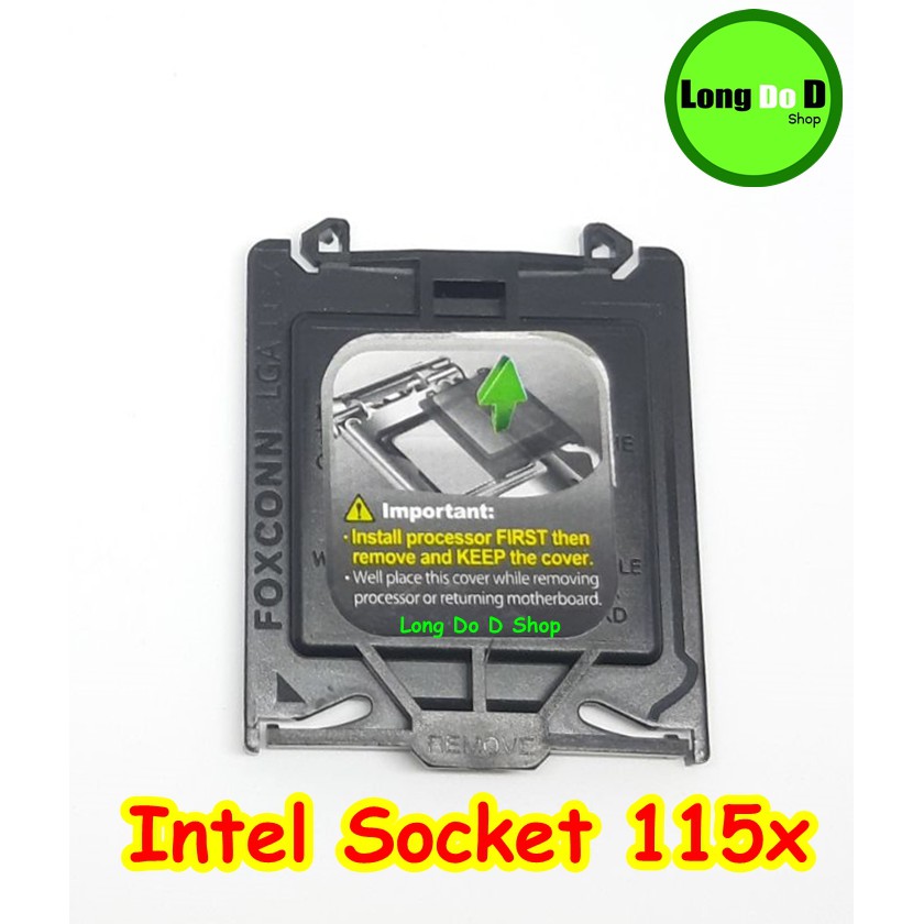 ฝาปิดเมนบอร์ด ปิด Socket CPU INTEL 115x 12xx 17xx แกะออกจากเมนบอร์ด ...