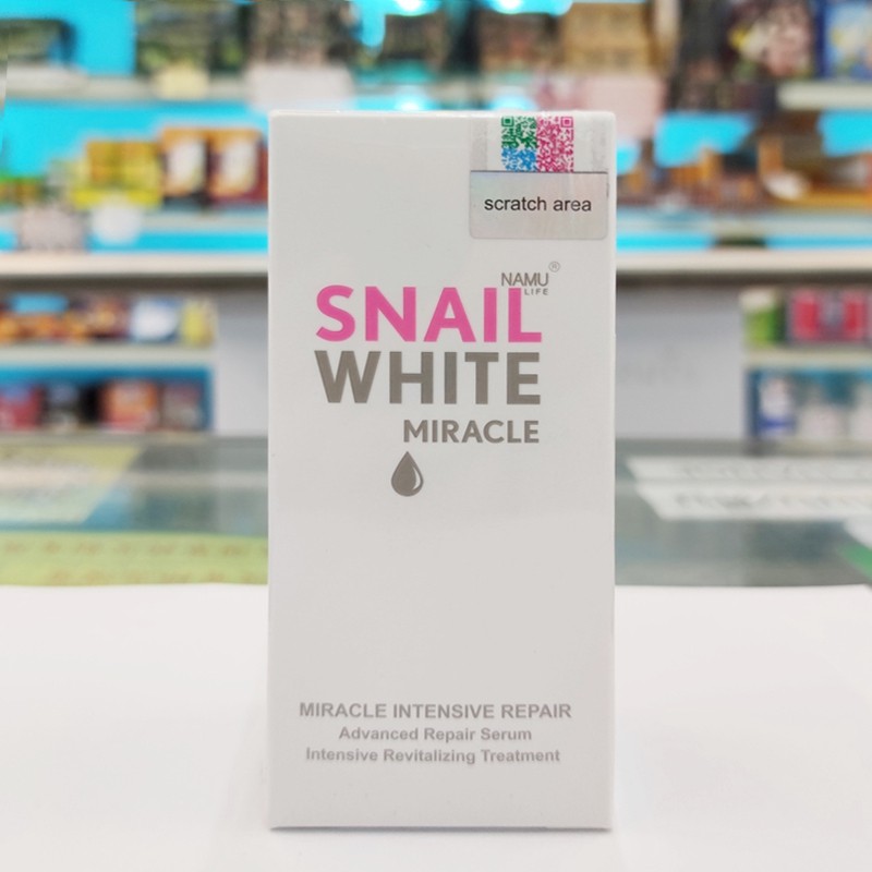 SNAIL WHITE Miracle intensive repair serum - kratae_beauty - ThaiPick