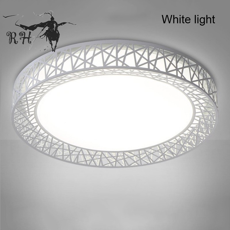 RH LED Ceiling Light Bird Nest Round Lamp Modern Fixtures For Living ...