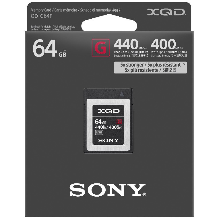 Sony 64GB XQD G-Series R-440MBs W-400MBs สินค้ารับประกัน 5 ปี - it ...