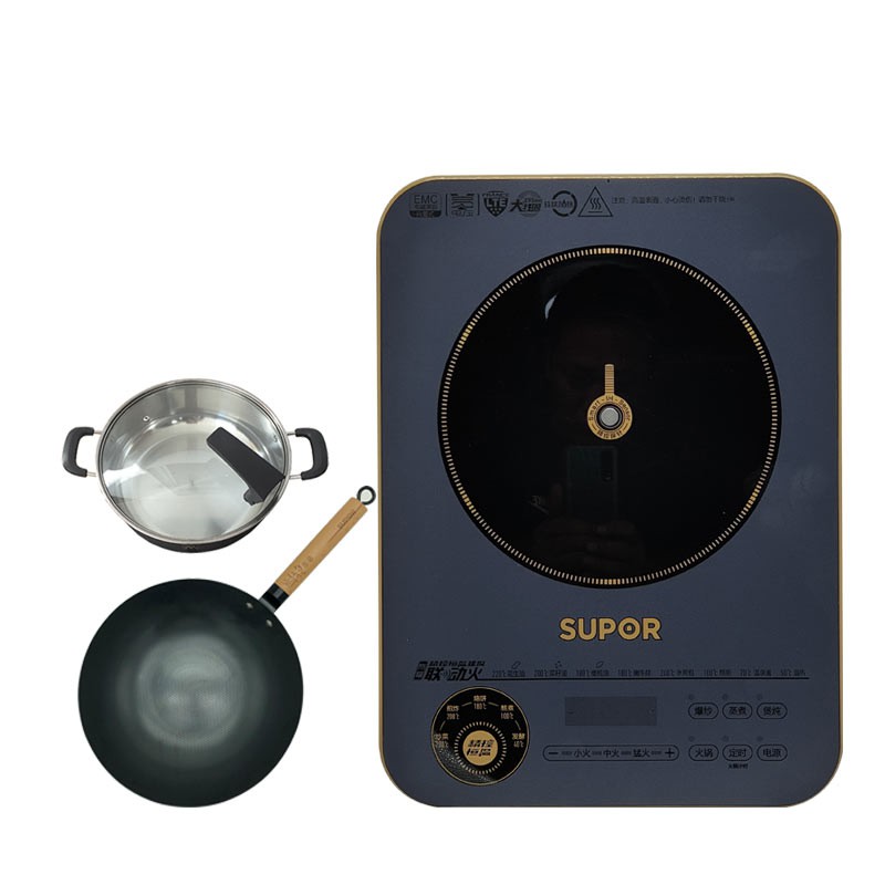 เตาแม่เหล็กไฟฟ้าแบบระเบิด Supor C22-ID31 เตาหม้อร้อนใหม่บางเฉียบเตาสมาร์ททัชสกรีนในครัวเรือนมัล ...