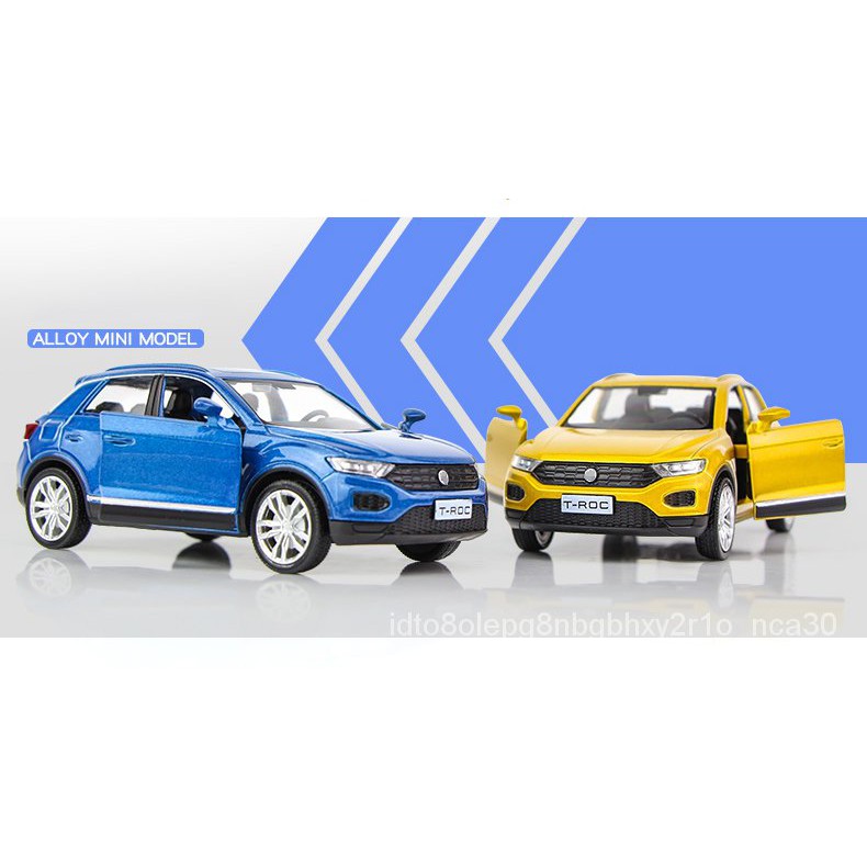 136 Alloy Volkswagen TROC SUV Model Toy Car 11.6cm Die Cast ull Back ...