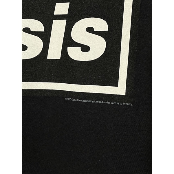 เสื้อวงมือหนึ่งลิขสิทธิ์แท้ นำเข้าUK OASIS BOX LOGO (2020) Size M มือ1 ...