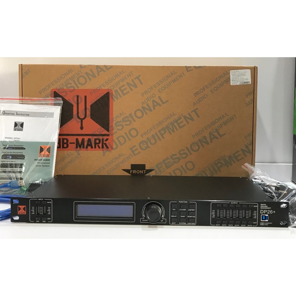 ไดเวอร์แร็คดิจิตอลสปีกเกอร์ dB-MARK DP26 ทำพีเซ็ตพร้อมไปใช้งานได้เลย รับประกันสินค้า1ปี ของแท้ ...