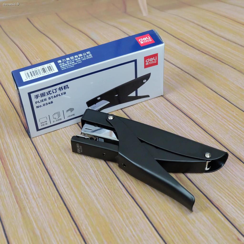จัดส่งในพื้นที่ประเทศไทยGion-เครื่องเย็บกระดาษประหยัดแรง Plier Stapler Deli No.0346 เครื่องเย็บ ...