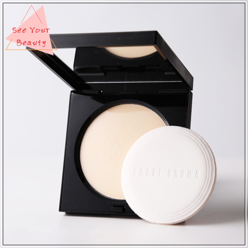 เวอร์ชั่นใหม่ Bobbi Brown Pressed Powder Compact 01 05 แป้งฝุ่น 10g (บ็ ...