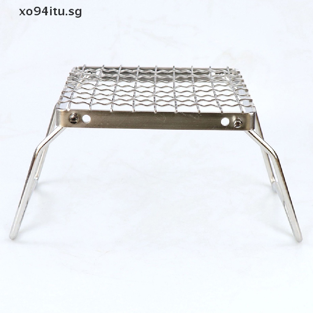 XOITU Stainless Steel Folding Grill Rack Mesh Portable Backpacking ...