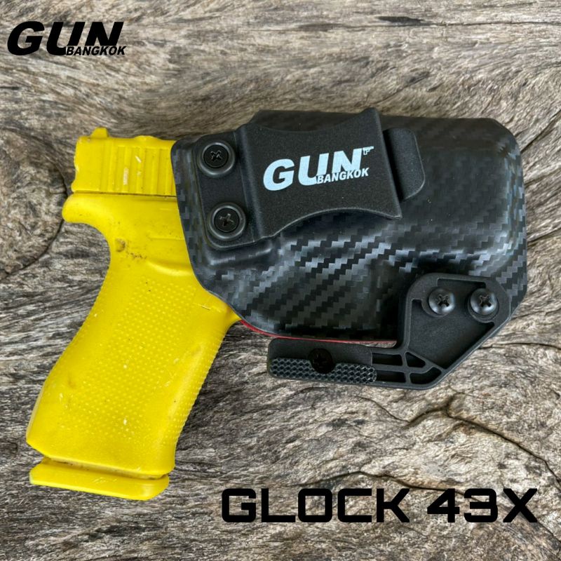 ซองพกในพกซ่อน GLOCK 43 43X Gen 1-5 วัสดุ KYDEX แท้ งาน Made in Thailand ...