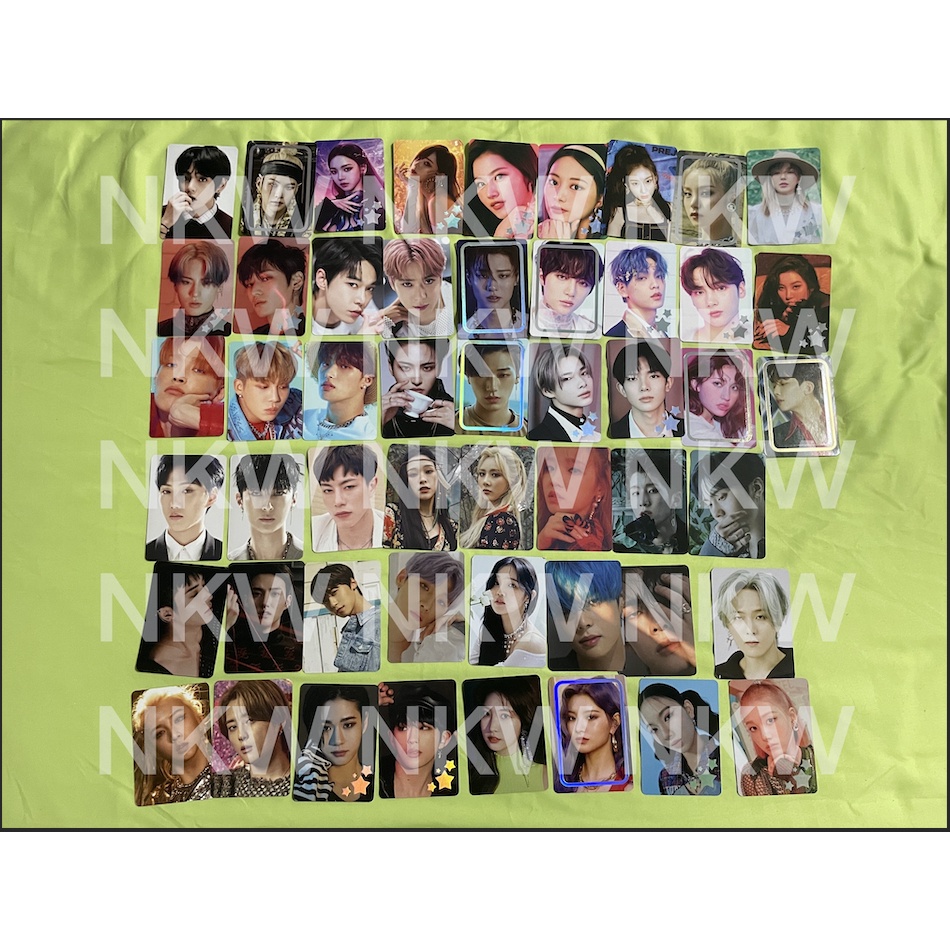 [พร้อมส่ง] การ์ด Photocard จากนิตยสาร Kbang BTS TxT Enhyphen Ateez Enhyphen Red Velvet Twice ...