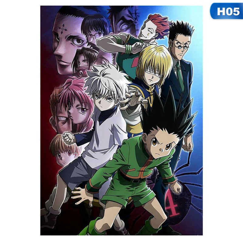 Hunter X Hunter Full - Time Hunter A3 โปสเตอร์กระดาษสําหรับติดตกแต่ง ...