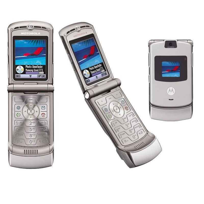 Motorola V3i 3G เครื่องแท้100 มือถือฝาพับ โมโตโรล่า จอสี - mbkphone123 ...