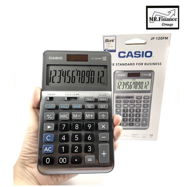 Casio JF-120FM สีชมพู สีเทา ของใหม่ ของแท้ - mrfinance - ThaiPick