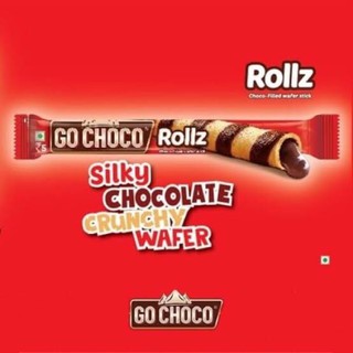 Go Choco Rollz เวเฟอร์โรลช็อกโกแลต (แพ็ค 20 ชิ้น) | Shopee Thailand