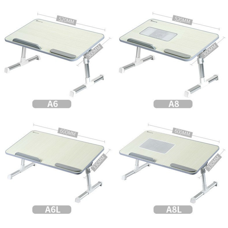 Multifunction Simple Folding Laptop Desk With Cooling Fan Lifting Small ...