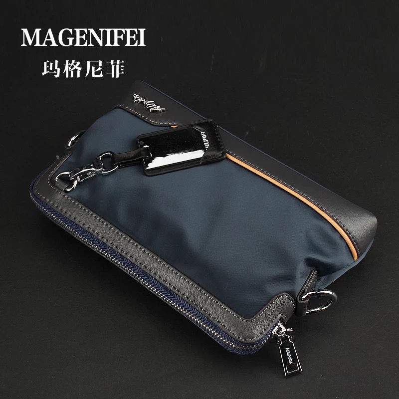 ﹍Magnefi Men s Handbag Waterproof Oxford Cloth Clutch Business Casual ...