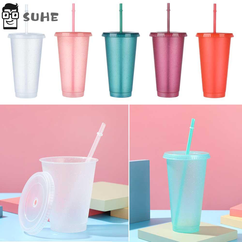 1pcs Reusable Portable Straw Cup Outdoor Personalized Water Bottle ...