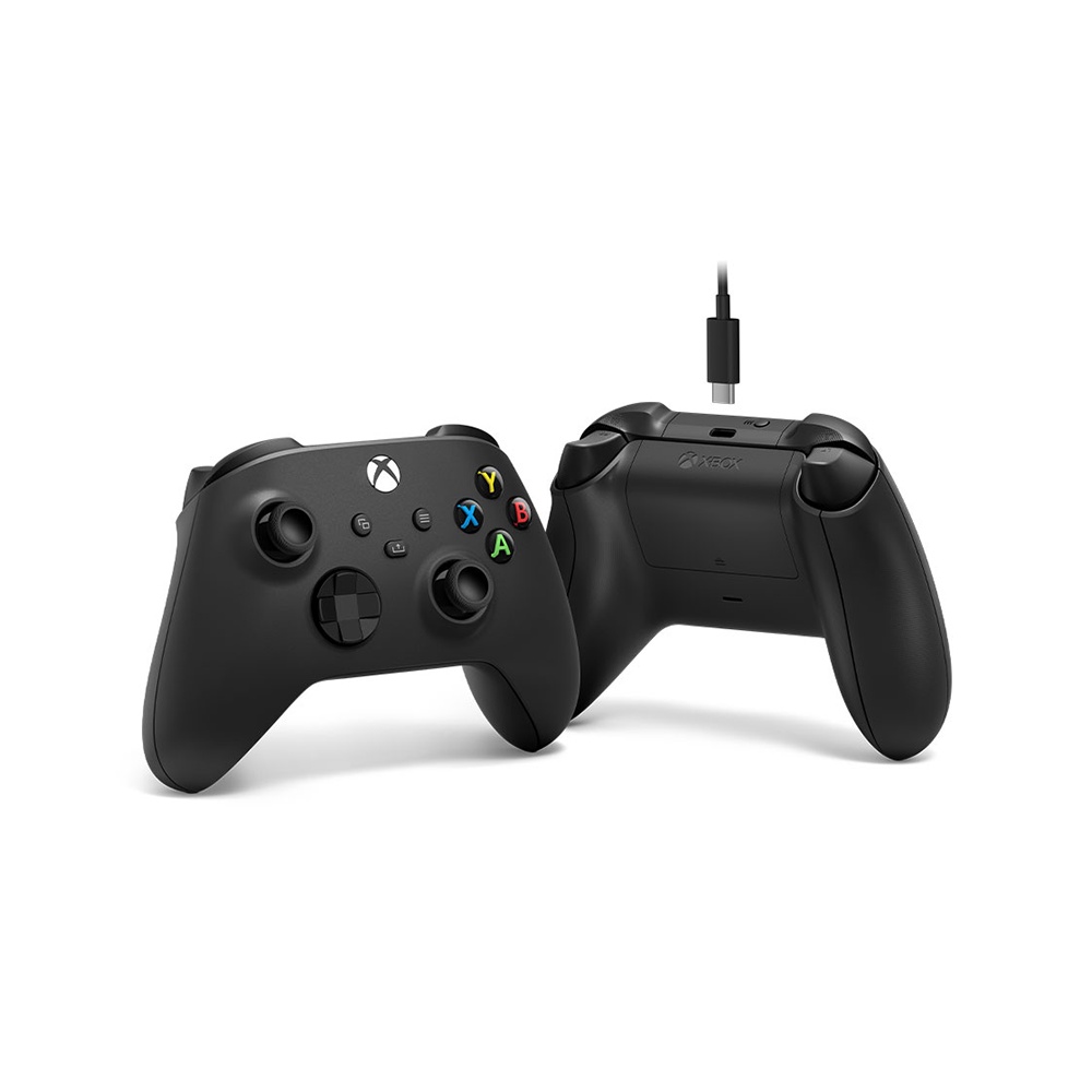 Controller Microsoft Xbox Black Controller Usb-C Cable ...
