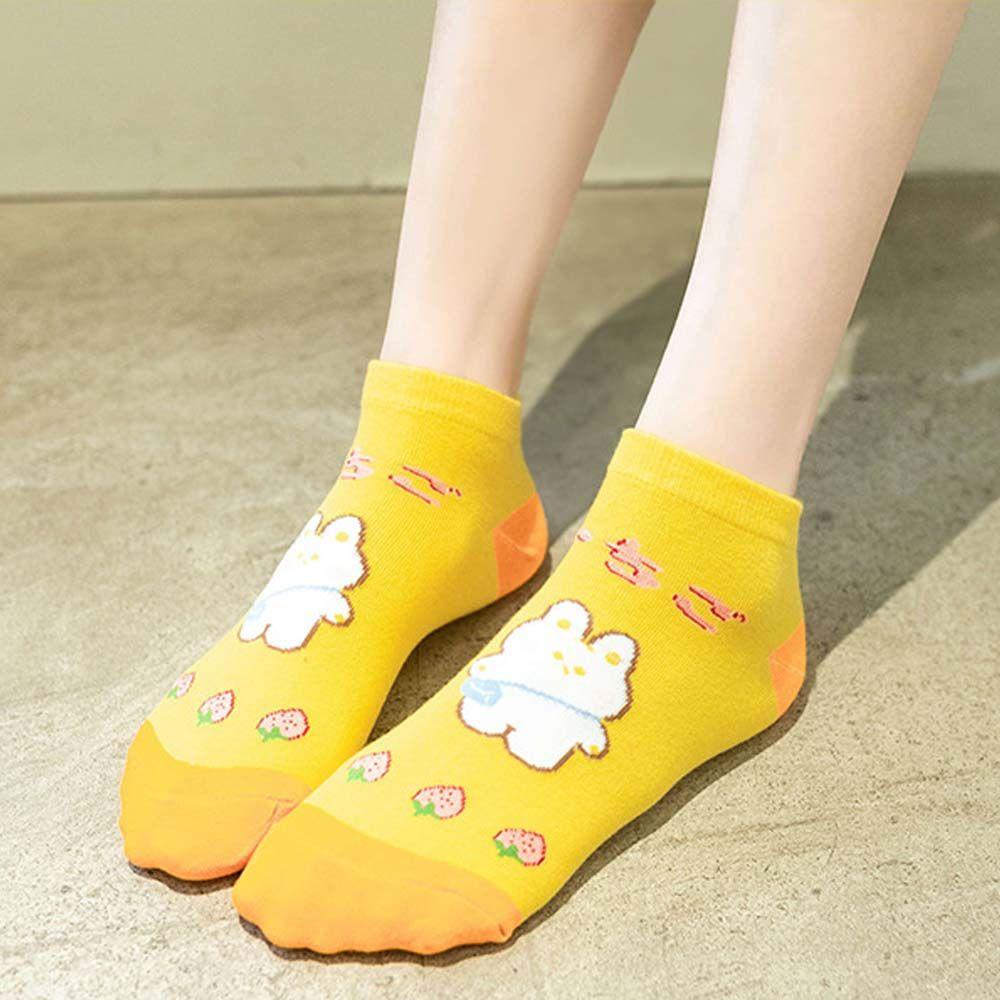 DANILO Cute Short Socks Invisible Boat Socks Low-top Socks Shallow ...