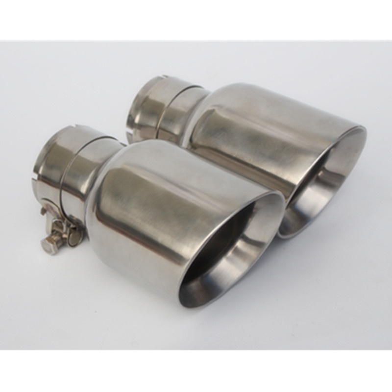 1PCS Inlet (63mm) Outlet (89mm) stainless steel universal Exhaust ...