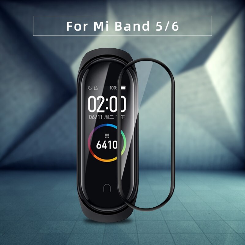 ฟิล์มป้องกันรอยหน้าจอ 3d สําหรับ Xiaomi Mi Band 6 5 4 Film Band6 สําหรับ Xiaomi Miband 4 Band5 ...