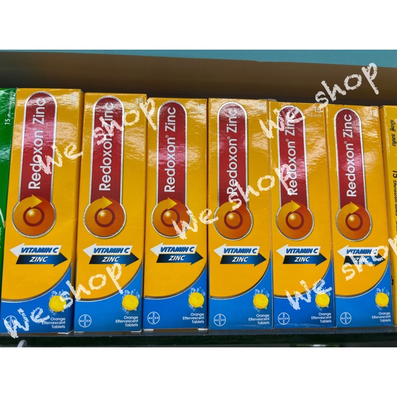 Redoxon Zinc เม็ดฟู่ เสริมภูมิ ป้องกันหวัด(15เม็ดหลอด) exp.010325 - we ...
