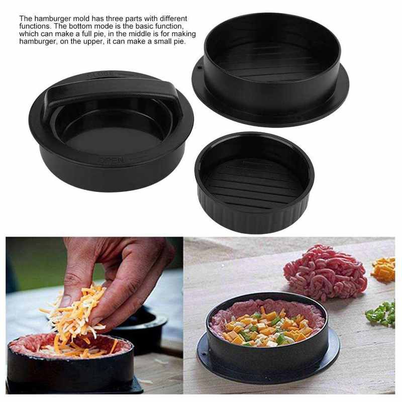 Hamburger Mold Burger Meat Pie Press Pressing Tool Household Kitchen ...