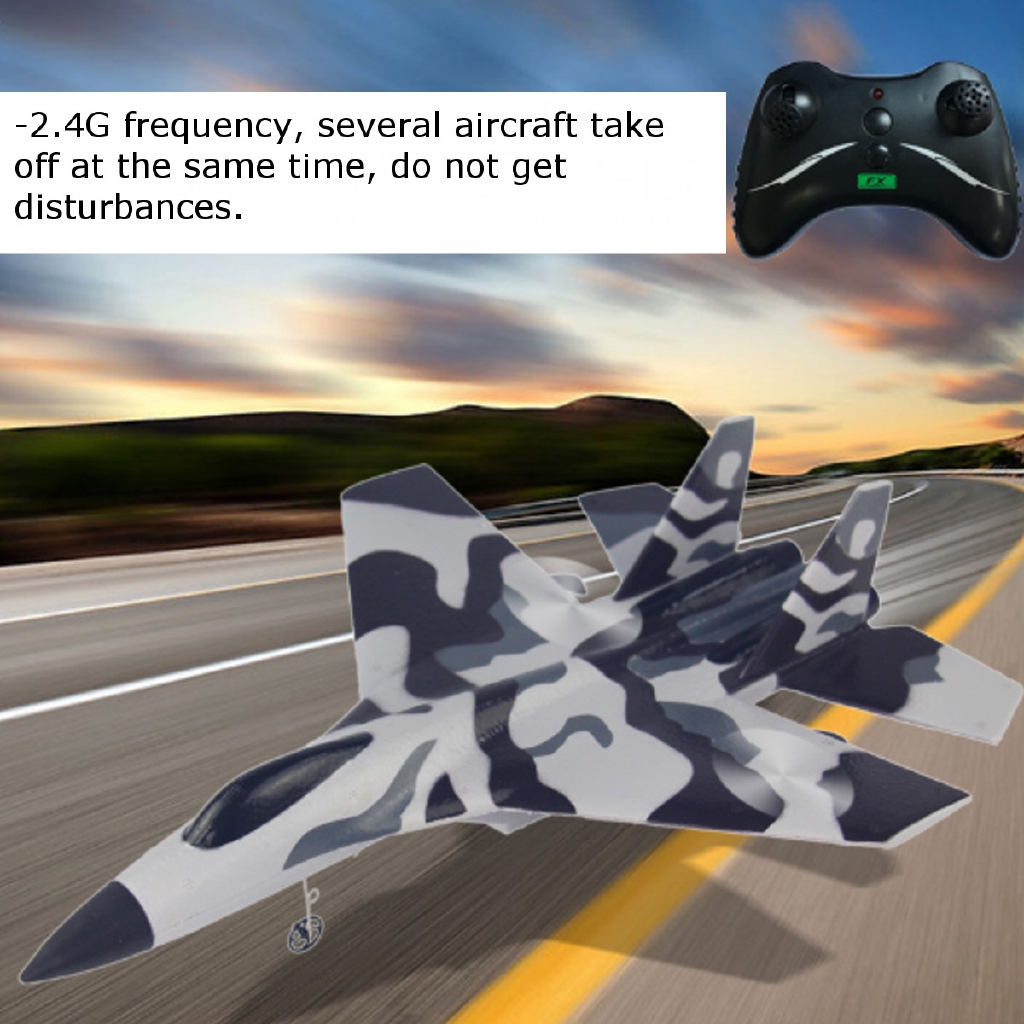 2.4G Remote Control Aircraft Plane RC Fighter Jet Fixed Wing RC ...