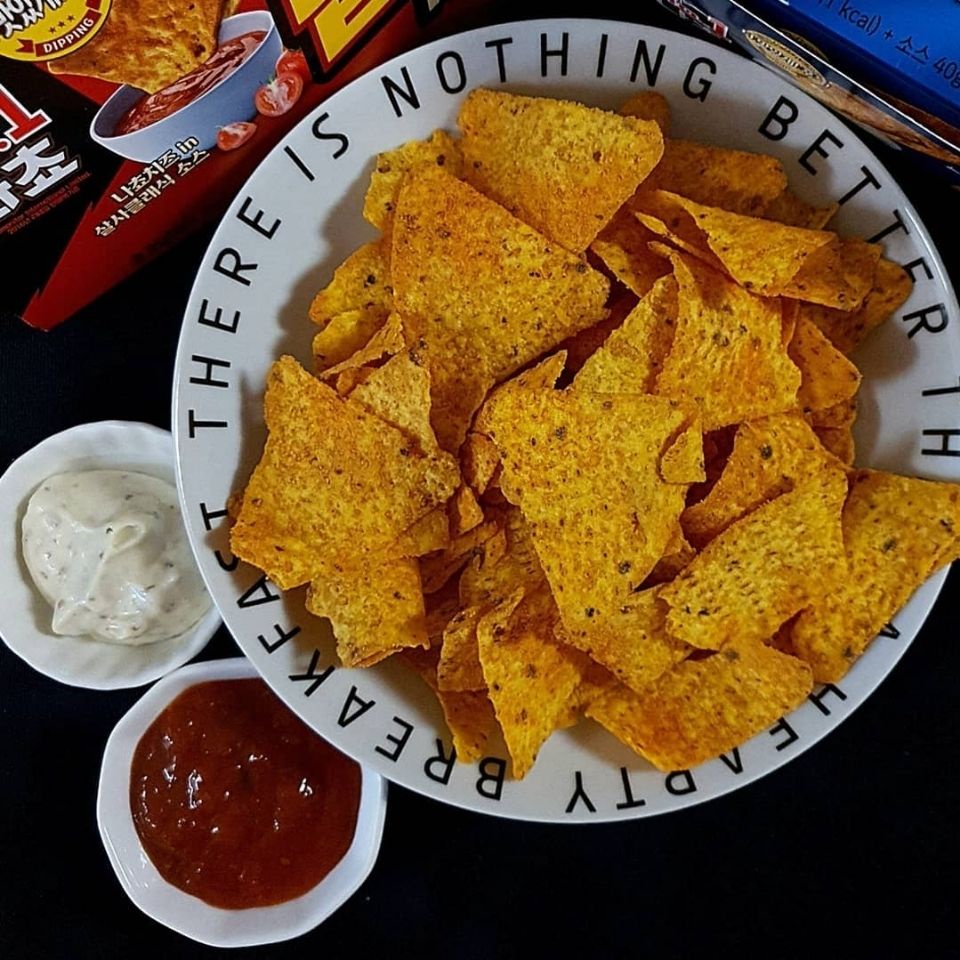 Korea Lotte Doritos Dip Corn Chips Doritos TomatoGarlic Corn Crisp Puffed Chips - dlle256gvi ...