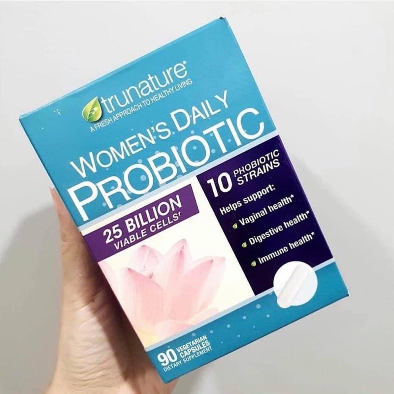 Trunature Womens Daily Probiotic 90 Vegetarian Capsules โพรไบโอติก