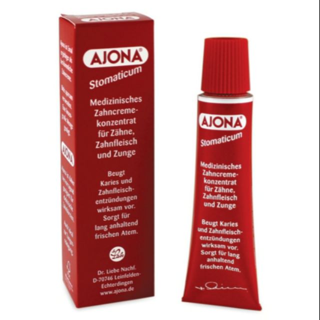 ยาสีฟัน AJONA (ยาสีฟันอะโจน่า)สินค้าคุณภาพดีนำเข้าจากเยอรมันหมดอายุ06/ ...