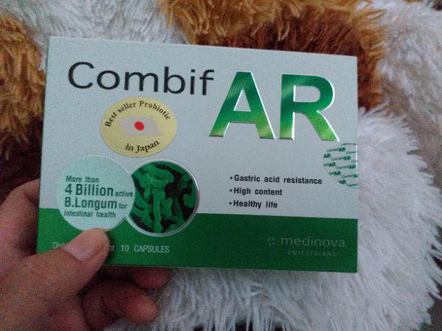 Combif AR คอมบิฟ เออาร์ ผลิตภัณฑ์เสริมอาหาร ขนาด 10 Capsules จุลินทรีย์ ...