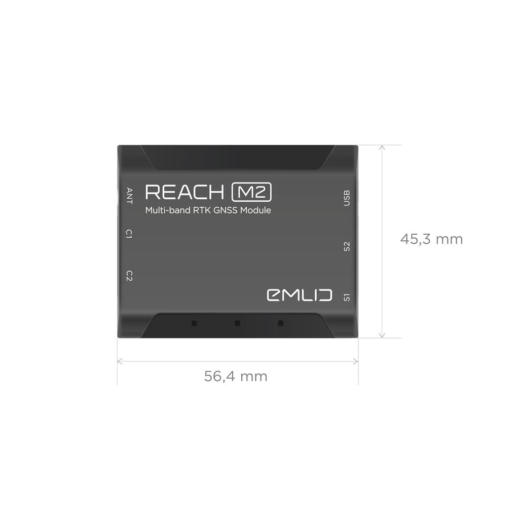 Emlid Reach M2 Multi-band RTK GNSS Modules Centimeter Precision in RTKPPK Less GCPs Poladrone ...