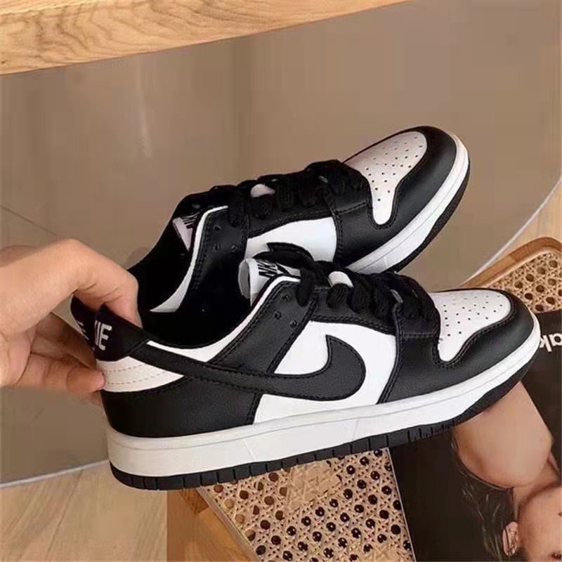 ฤดูใบไม้ร่วง dunk pure original สีดำและสีขาว panda sb shadow สีเทา ...