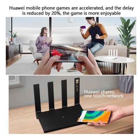 Huawei Router (โมเด็ม Modem Router Wireless) AX3AX3 Pro WiFi6WirelessRouter3000Mbps2.4GHz 5GHz ...