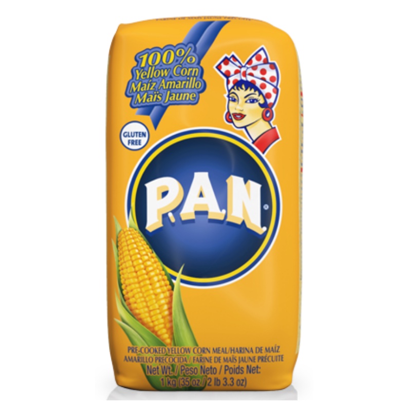 ป้าน แป้งข้าวโพดสีเหลือง 1 กิโลกรัม - PAN Corn flour 1kg pre cooked ...