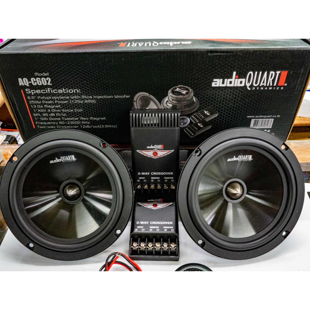 AUDIO QUART AQ-C602 ขนาด 6.5 นิ้ว กำลังขับ 250W Peak Power (125W RMS) - warawutax77 - ThaiPick