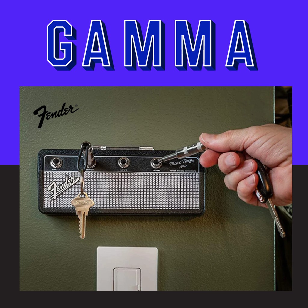 Fender Key Holder กล่องเก็บกุญแจ Fender Rack 1 ชิ้น แถมพวงกุญแจหัวแจ็ค ...