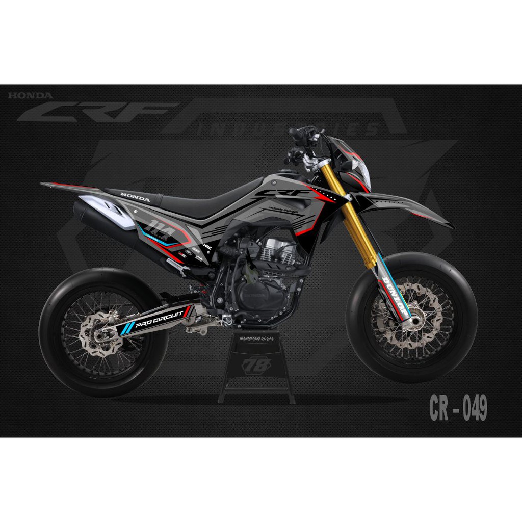 Crf 150l Fullbody แหวนแฟชั่นออกแบบเองได้ด้วยตนเอง Supermoto Code 049 ...
