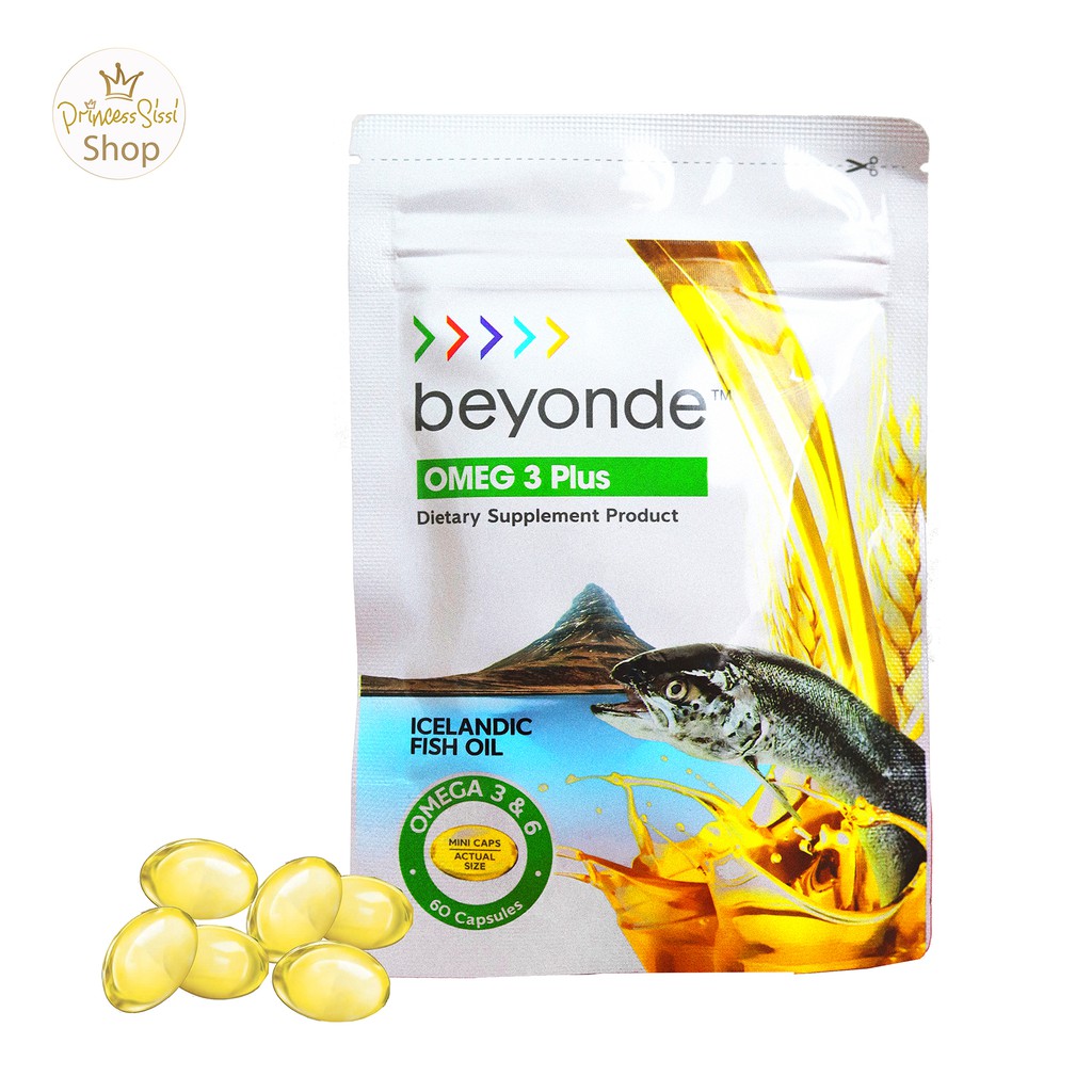 บียอนด์ น้ำมันปลาโอเมก 3 พลัส 60 แคปซูล (ICELANDIC FISH OIL ...