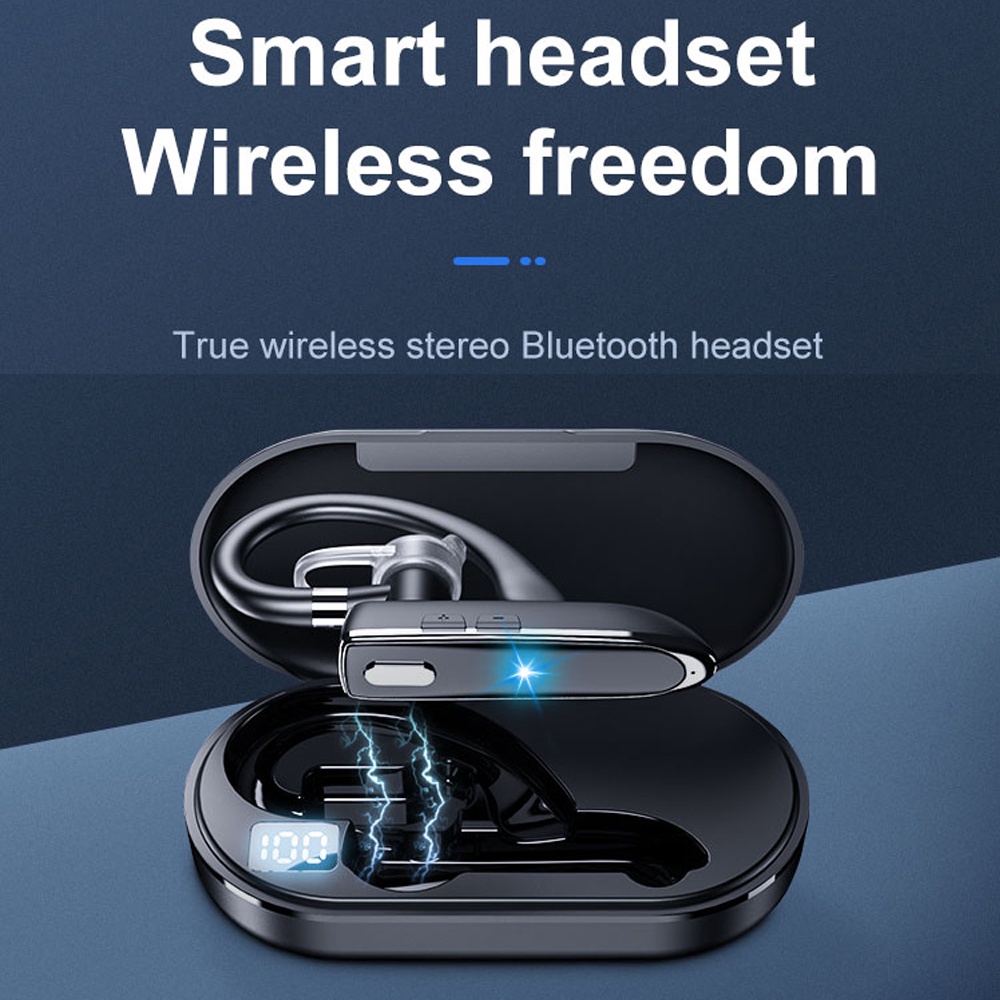 Wireless Headset Ear Hook Bluetooth Earphone New Business Sports ...