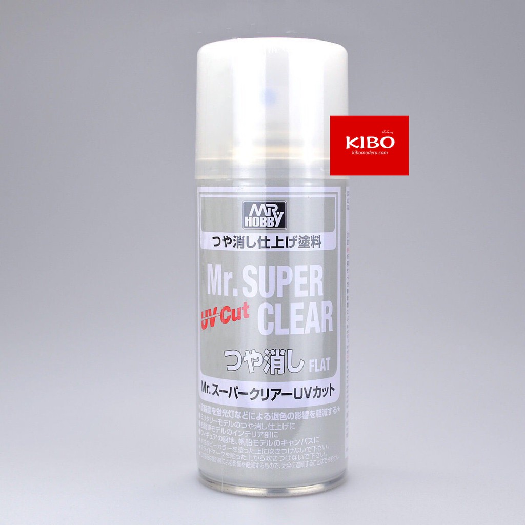 สเปรย์เคลือบด้านกันแสง UV โมเดลไม่เหลือง B523 Mr.Super Clear UV CUT (FLAT) | Shopee Thailand