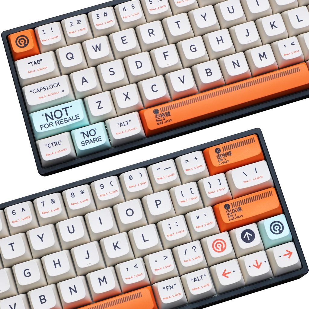 ฝาครอบคีย์บอร์ดพลาสติก 143 คีย์สําหรับ Mx Switch Mechanical Keyboard ...
