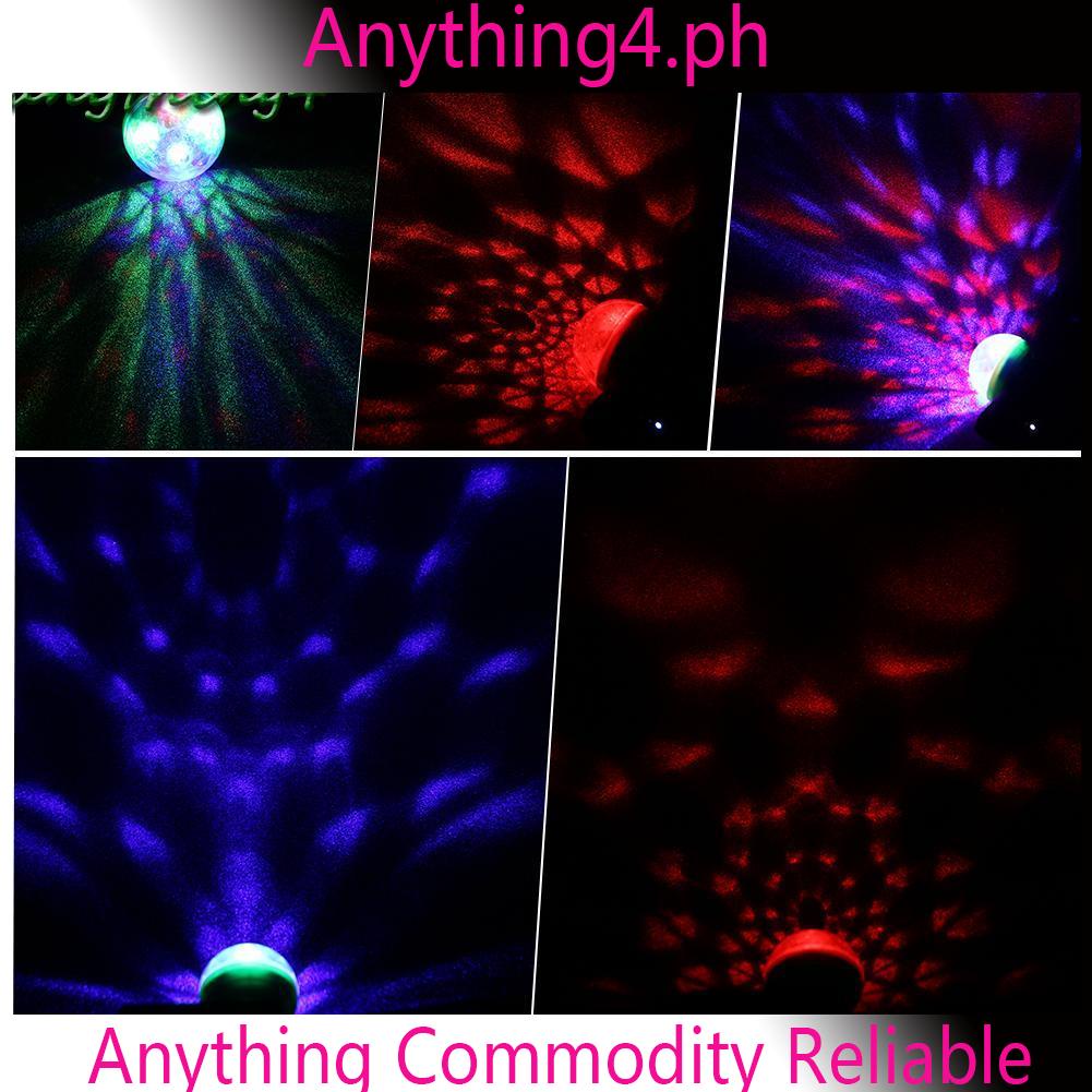 Cotton Light★ Mini Sound Controlled Mobile USB Disco Ball Lamp 7 Color ...