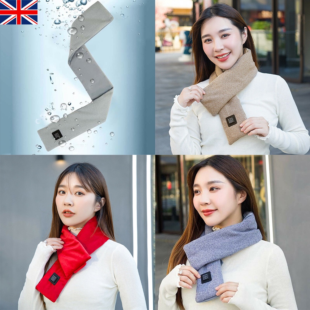 Ouyou ผ้าพันคอไฟฟ้า USB แบบหนา ผ้านุ่ม ให้ความอบอุ่น แฟชั่นฤดูหนาว ...