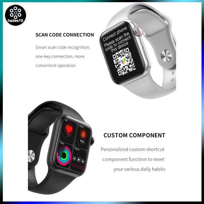 นาฬิกาข้อมือ Smartwatch Hw12 Hw16 หน้าจอ 44 มม . - hades19.th - ThaiPick