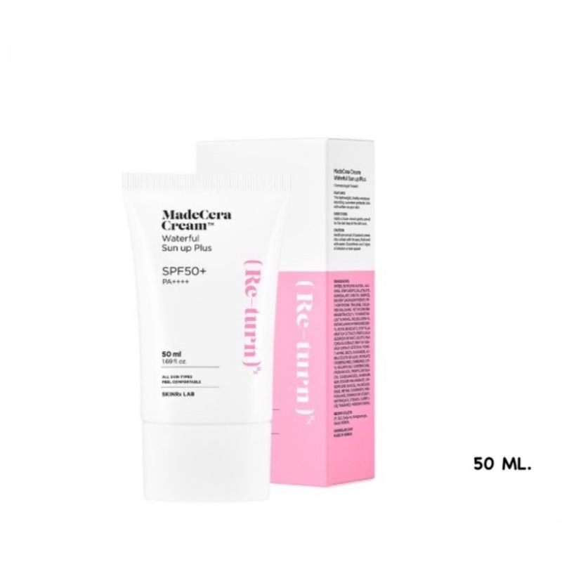 SKINRx LAB MadeCera Cream Waterful Sun up Plus SPF50PA (Re-turn) RX 50ml - tnkshop2456 - ThaiPick